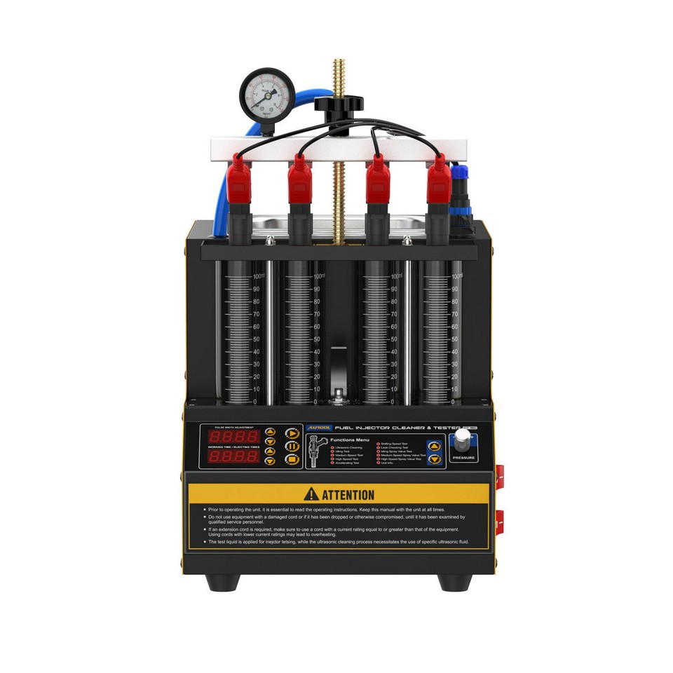 AUTOOL CT160 Ultrasonic Fuel Injector Tester Cleaner Car Nozzle ...