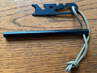 6" FLINT STEEL FERRO ROD FIRE LIGHTER STARTER LIGHTER MAGNESIUM | eBay UK