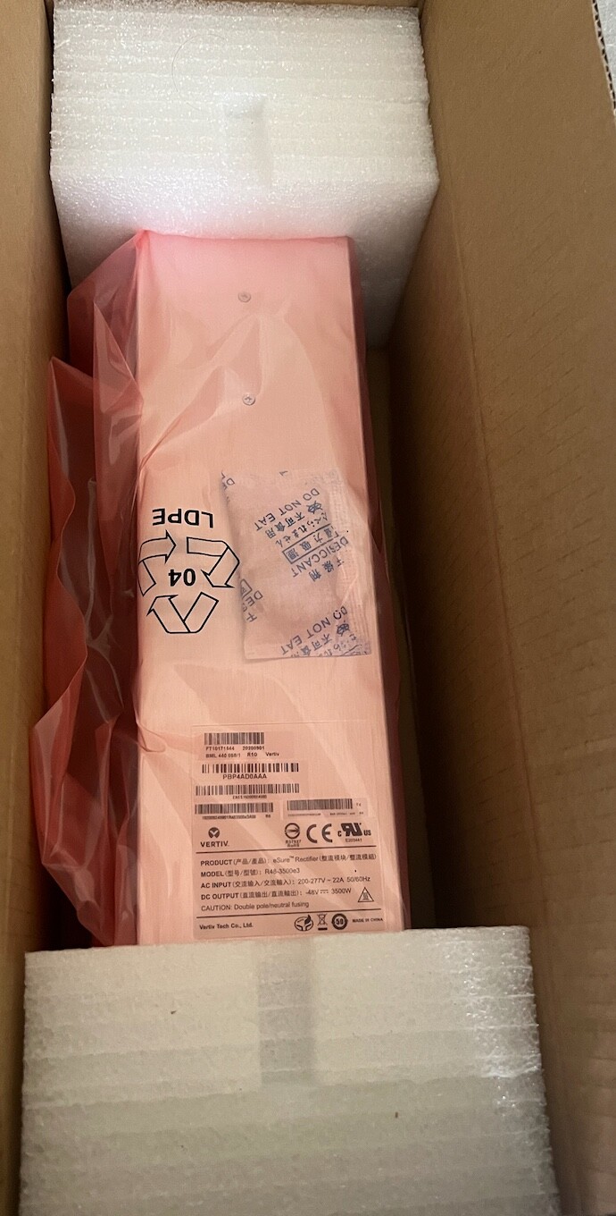 vertiv esure rectifier RG1 BML 440 068/1 | eBay