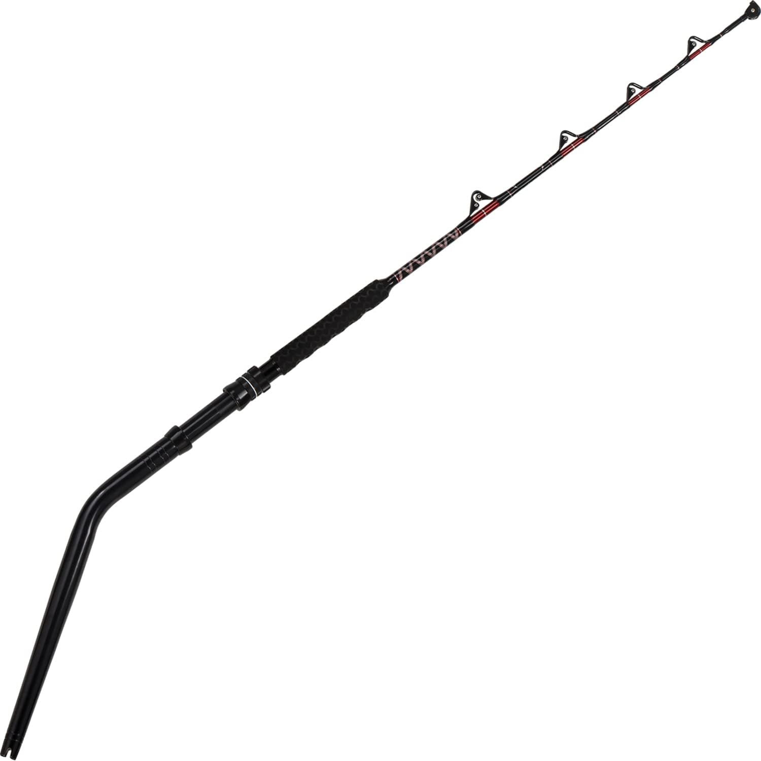 Straight/Bent Butt Trolling Rod Saltwater Offshore Heavy Roller Rod Big ...