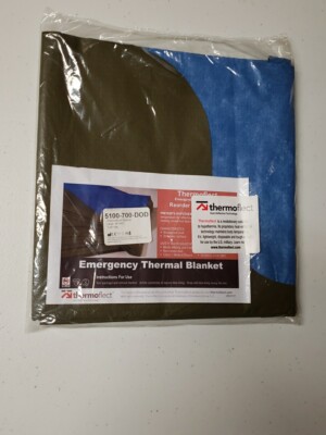 THERMOFLECT Emergency Thermal Blanket EMS 48" X 84" | eBay