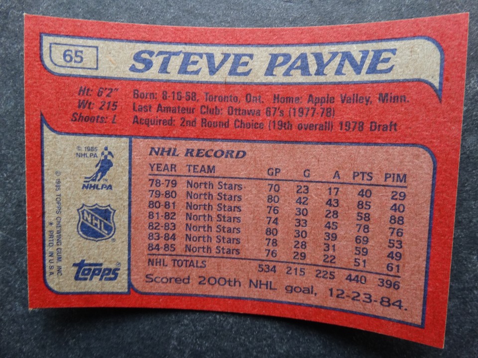 1985-86 Topps Hockey Cards Complete Your Set U You Pick List 1-165 | eBay