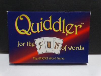 QUIDDLER The Short Word Game Set Ent. 1998 NIB 9780963469151| eBay