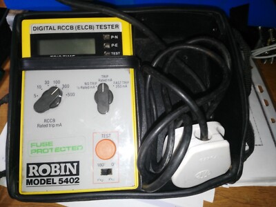 ROBIN RCCB Digital Tester Model 5402 | eBay UK