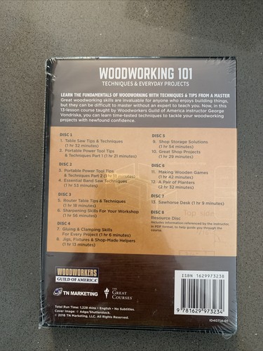 Woodworking 101 - Techniques & Everyday Projects (DVD, 8-Disc Set) Sealed | eBay