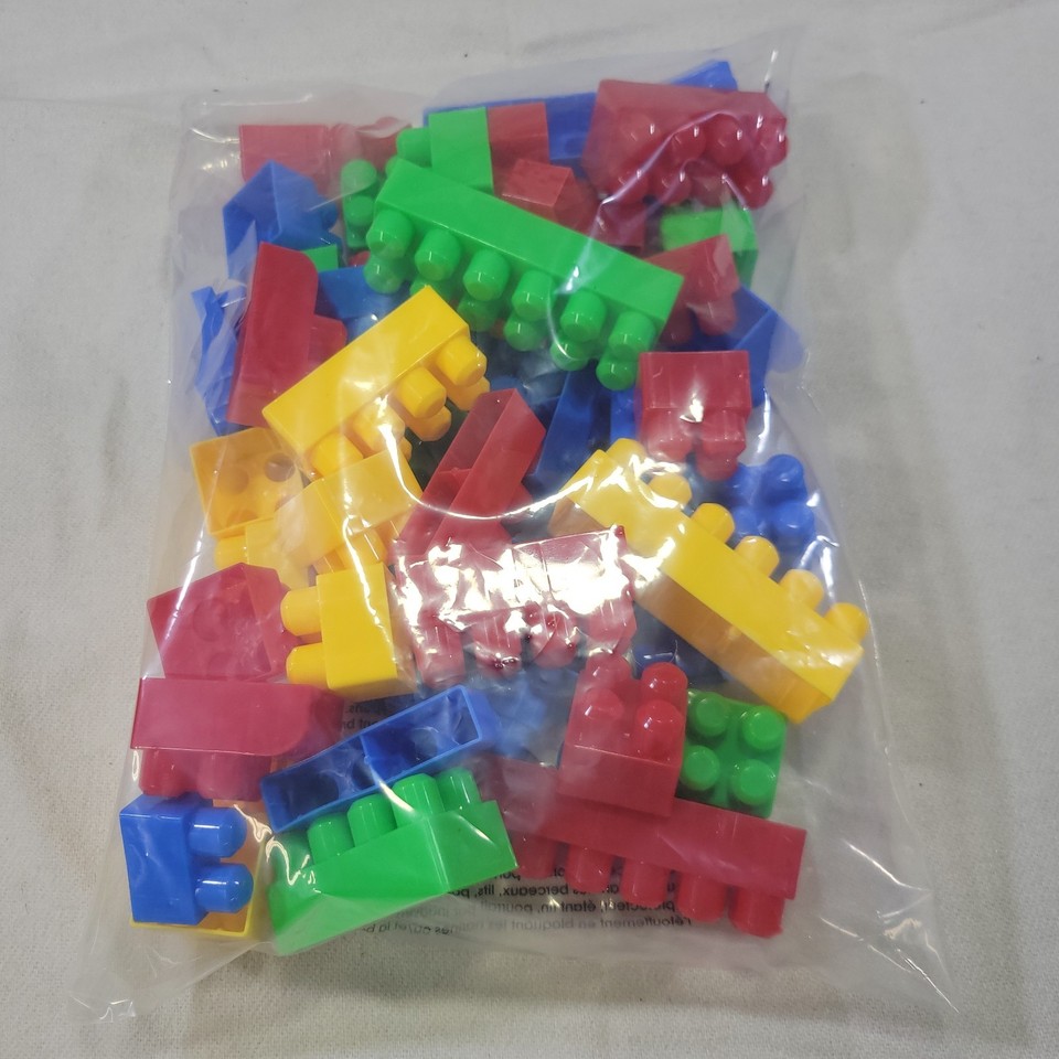 Large Generic Interlocking Blocks 48 Pieces Colorful Ages 2-5 | eBay