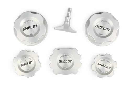 *2007-2014 SHELBY GT500 6 Piece Billet Aluminum Engine Caps Ford ...