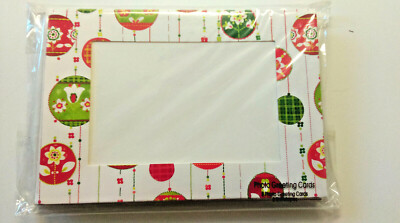 Ornament Photo Frame Cards 1 Pkg of 8 with Envelopes Studio 18 Red ...