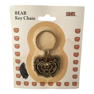 Southwest Missouri State SMS Bears Key Chain Vintage New in Package | eBay