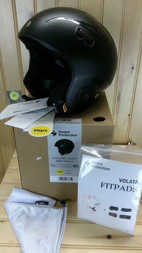 Sweet Protection Volata Carbon 2 VI Helmet Medium/Large Dirt Black | eBay