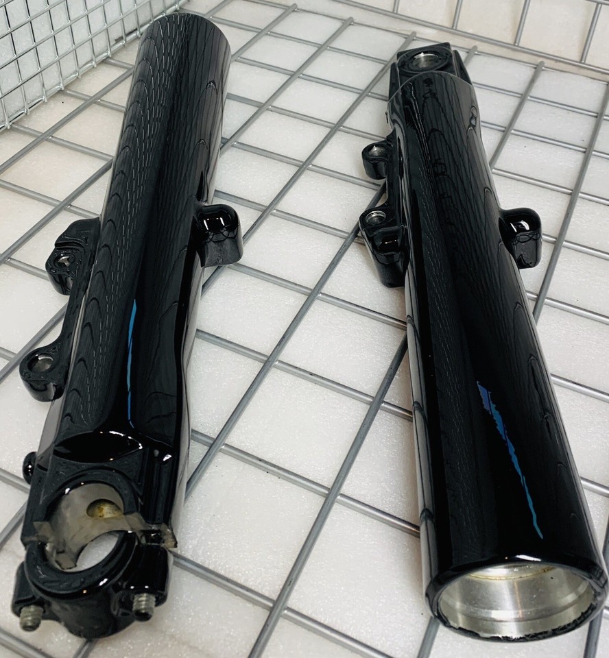 HARLEY 2009 -13 Tri glide FLHTCUTG TRIKE SLIDER GLOSS BLACK FORK LEGS ...