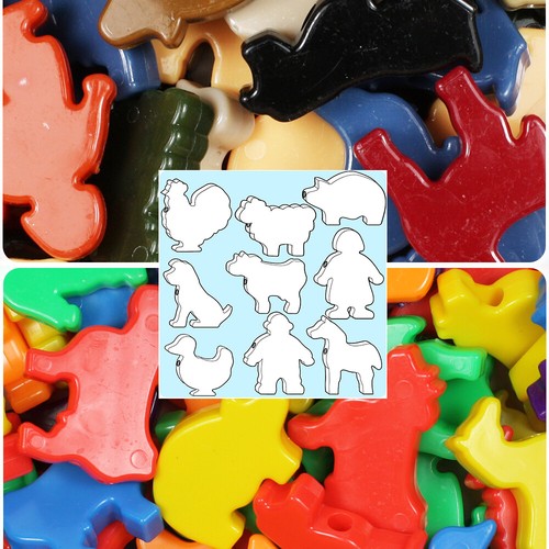 BeadTin 30-40mm Farm Animals Pony Beads (4oz) - Color choice | eBay