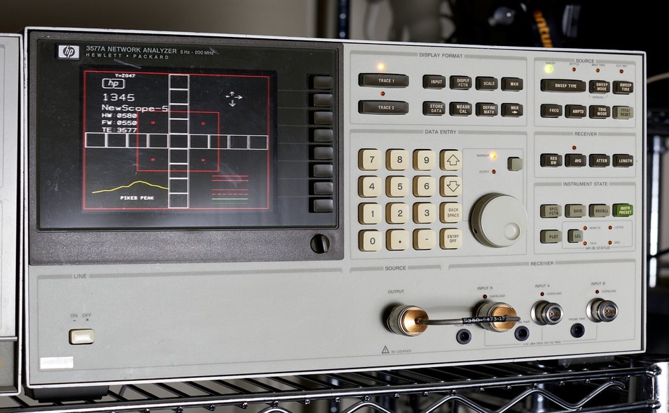HP 3577A 5Hz to 200 MHz Network Analyzer | eBay