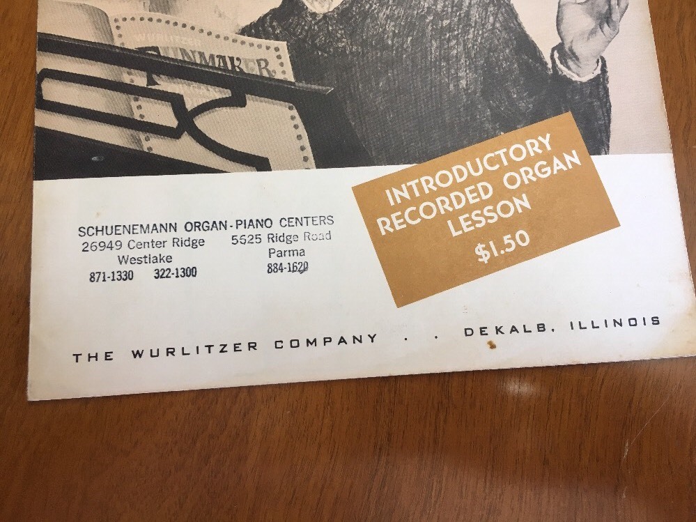 The Exclusive Funmaker Course For Wurlitzer Organ Models 4020/4030 | eBay