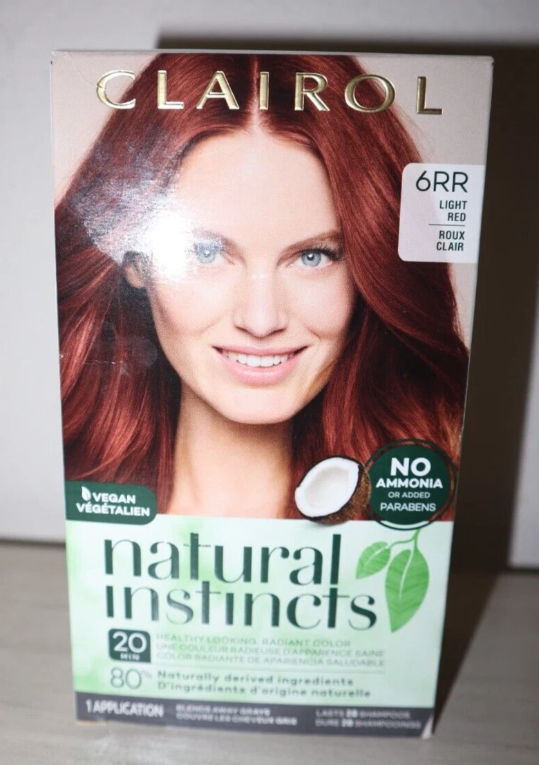 Natural Bright Red Hair Dye