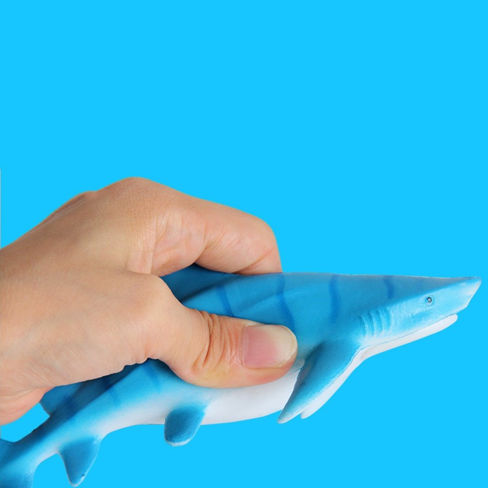 6 Pcs Simulation Shark Model Ocean Animals Figures Fake Ornament | eBay ...