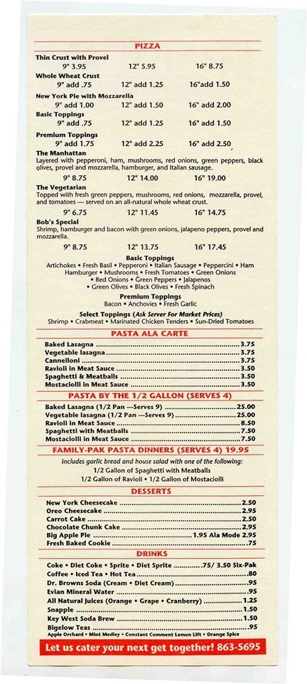 Manhattan Express Menu Wydown Clayton Missouri | eBay