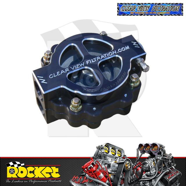 ClearView 4" See Through Oil Filter Assembly 60 Micron- Black for sale ...