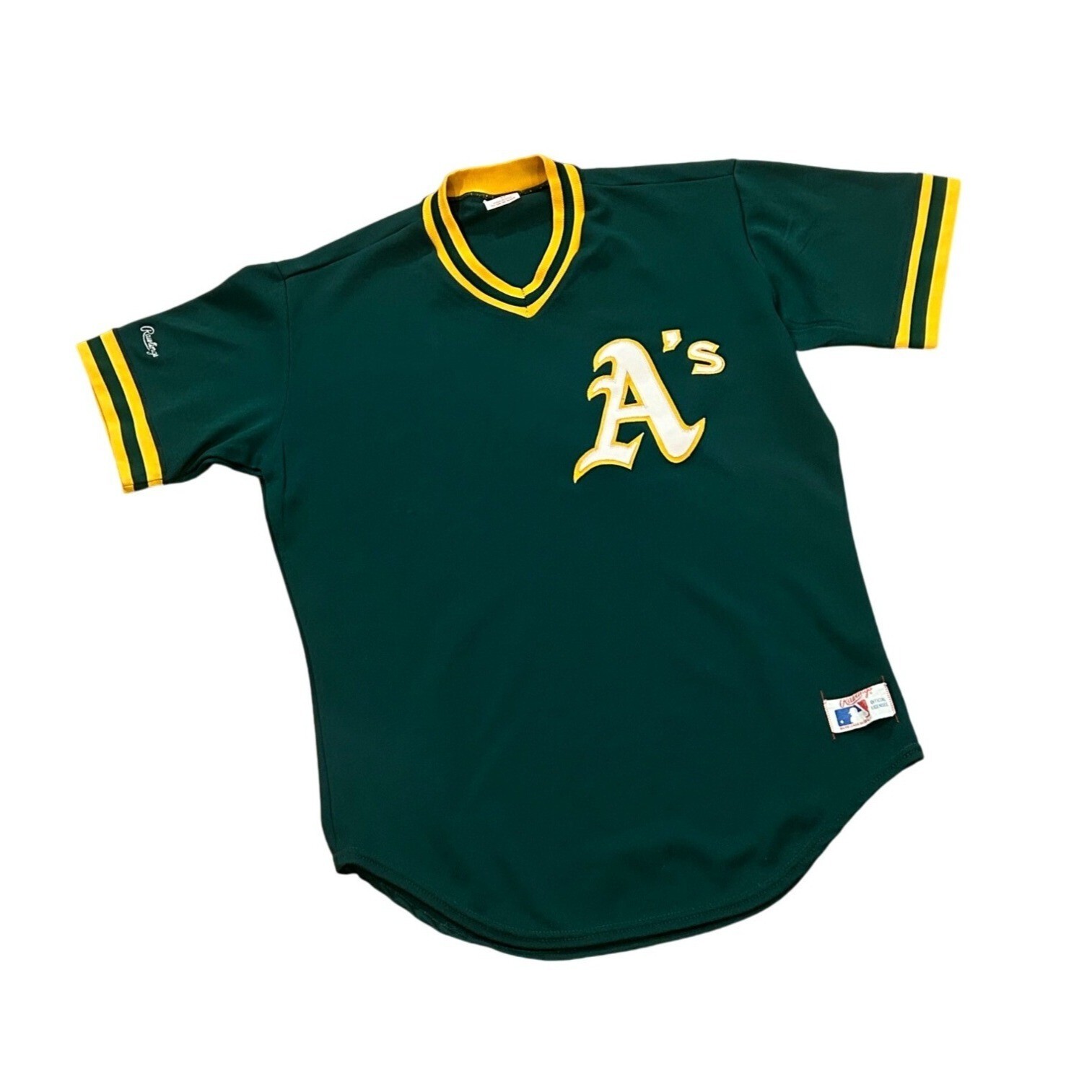 Vintage Rawlings 1982 Oakland Athletics Fourth Jersey MLB Green Men's ...
