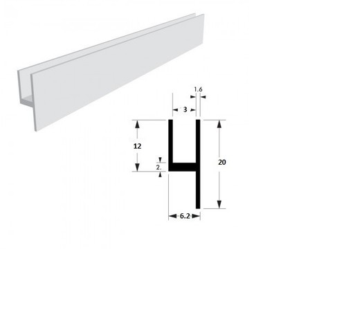 ALUMINIUM CHANNEL LONG LEG 5 SIZES AVAILABLE | eBay UK