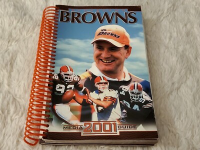 CLEVELAND BROWNS 2001 Media Guide NFL Football EXCELLENT | eBay