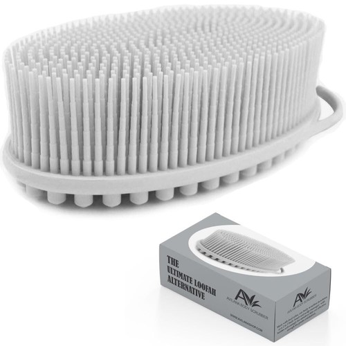 Avilana Silicone Body Scrubber: Hygienic, Durable, and Lathers Well ...