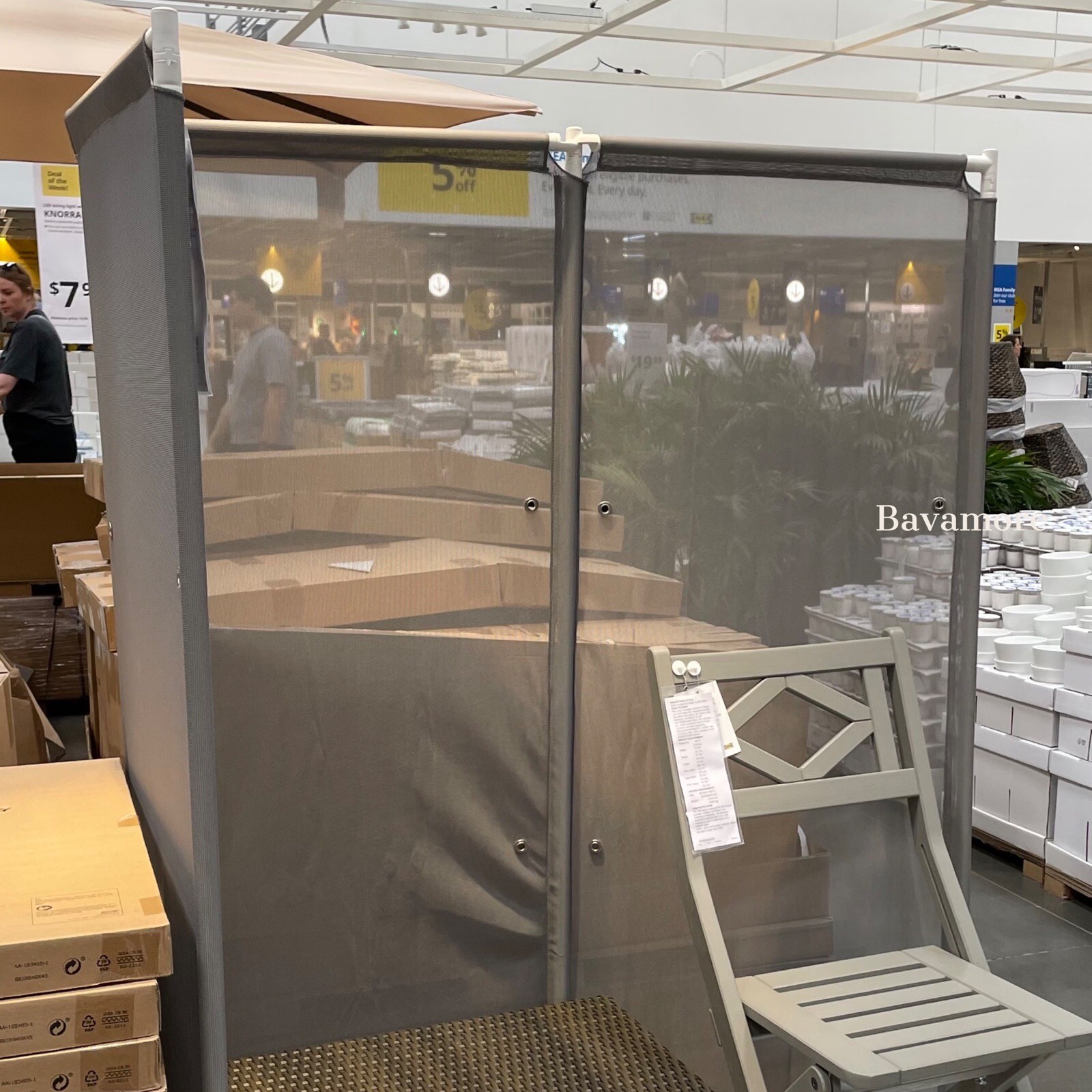 Ikea YTTERSKÄR Privacy screen, Outdoor, Garden, Terrace, Balcony, Gray ...