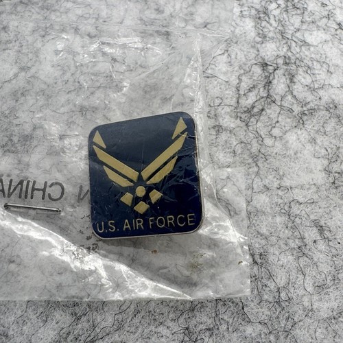 U.S. Air Force USAF Lapel Hat Vest Uniform Pin Blue Silver Tone Small ...