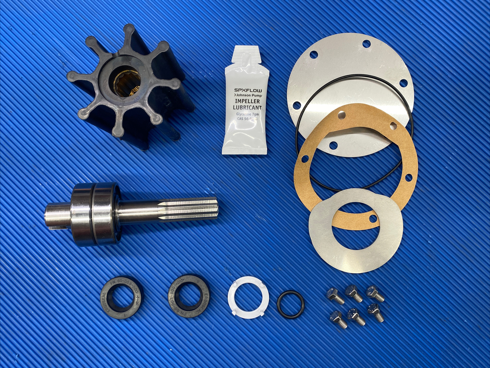 Volvo Penta Raw Water Pump Rebuild Kit 860629 3583115 NEW Shaft Quality ...