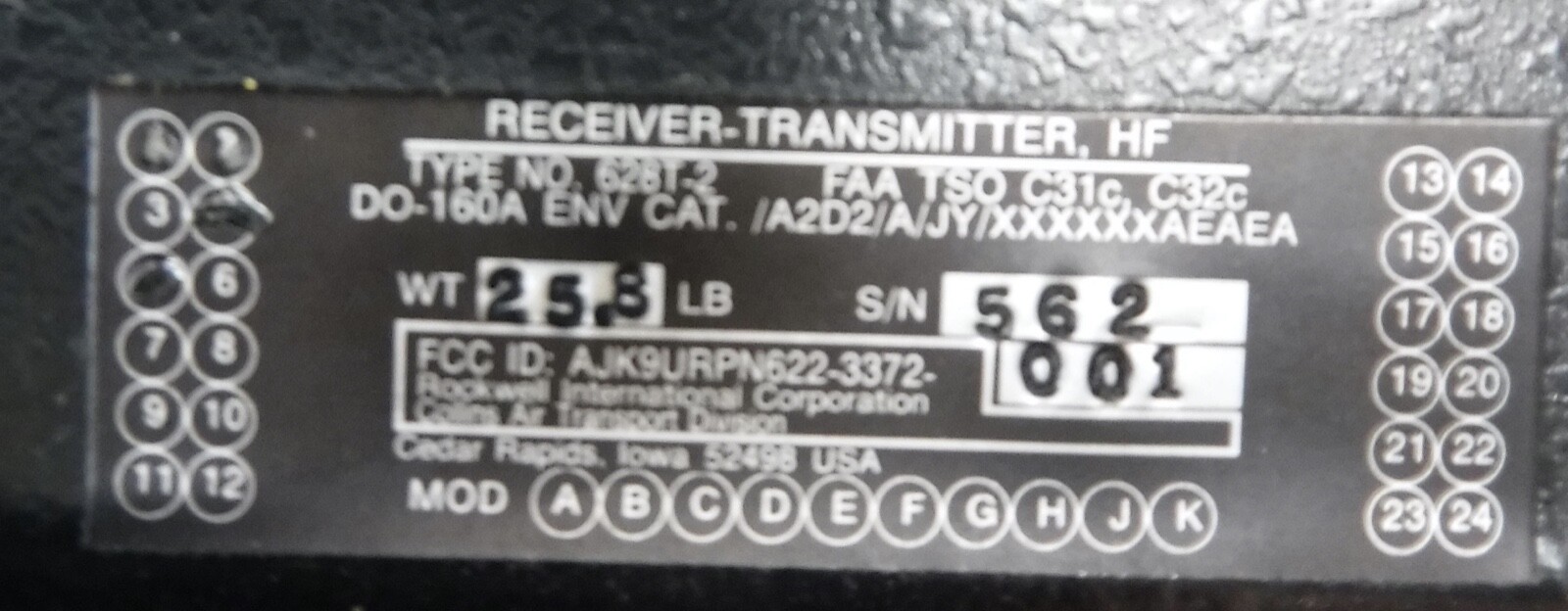 COLLINS 628T-2 HF RADIO FREE SHIPPING | eBay