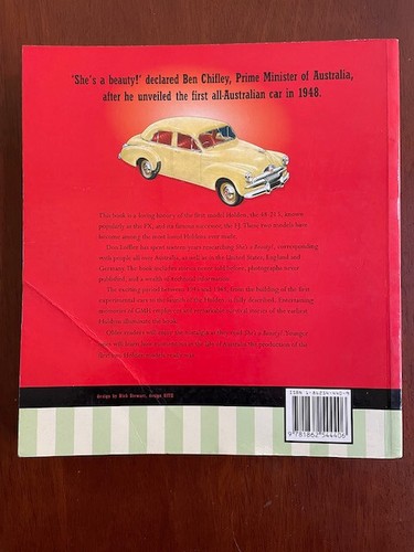 She's a Beauty! : The Story of the First Holdens by Don Loffler (1998 ...