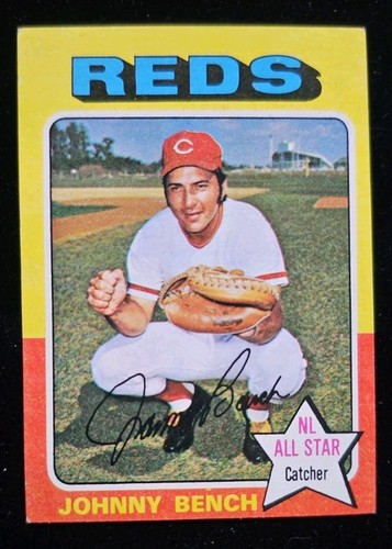 1975 TOPPS BASEBALL MINI JOHNNY BENCH #260 NICE | eBay