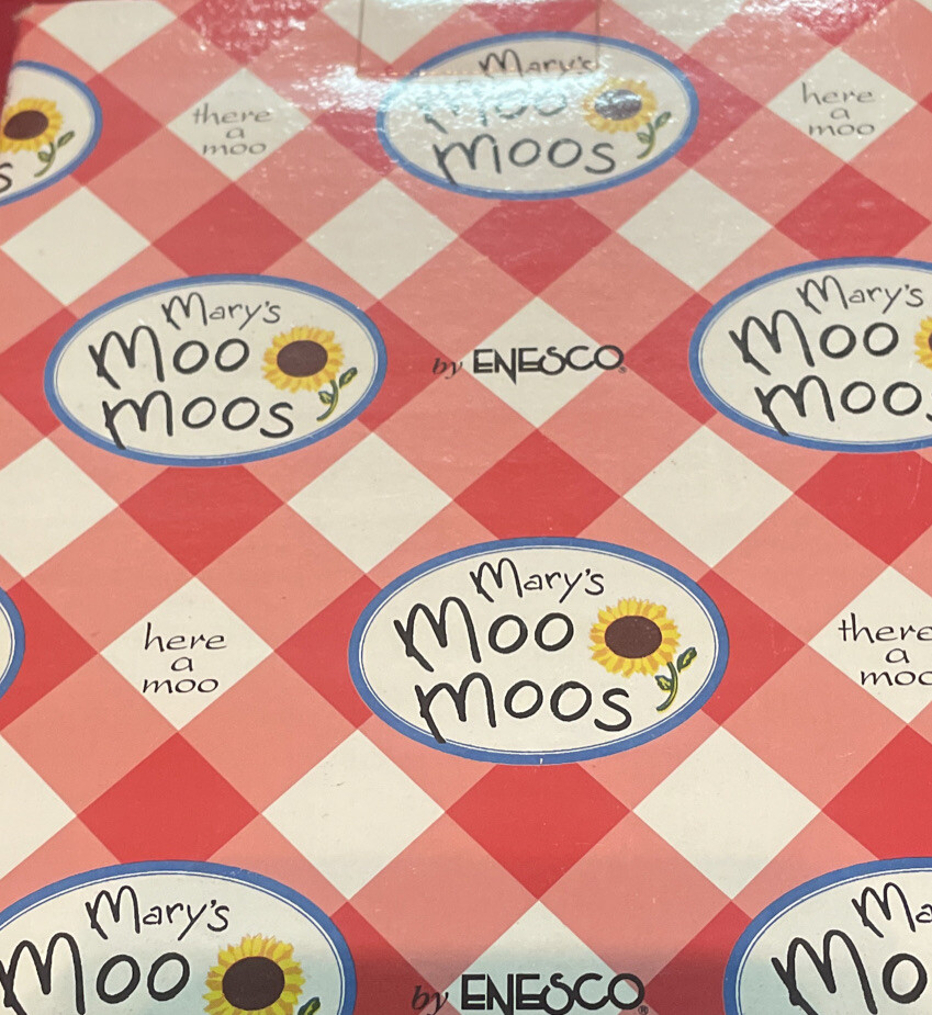 MARY'S MOO MOOS "Moo And Me By The Sea" Enesco 2000 #690015 Snow Water ...