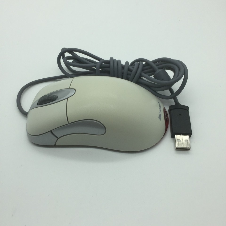 Vintage Microsoft intellimouse Optical USB Wheel Mouse 1.1/1.1a Tested ...