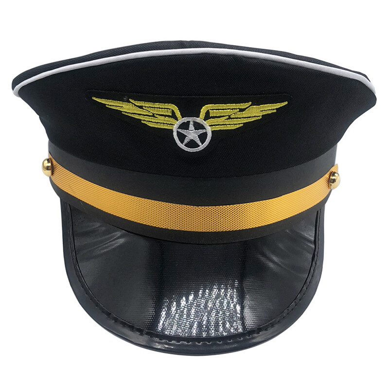 Cap Captain Hats Navy Party Costume Police Sailors Caps Captains Flight ...