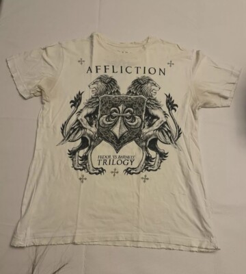 Vintage Affliction Trilogy Fedor vs Barnett T-shirt Size Medium | eBay