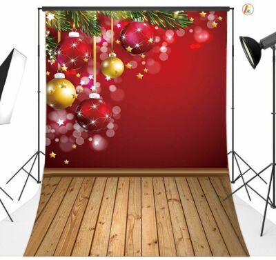 5x7 ft Vinyl Photography Background Backdrop Christmas Photo Studio ...