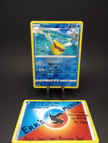 Pelipper 042/192 Rebel Clash Reverse Holo Uncommon Pokemon Card | eBay