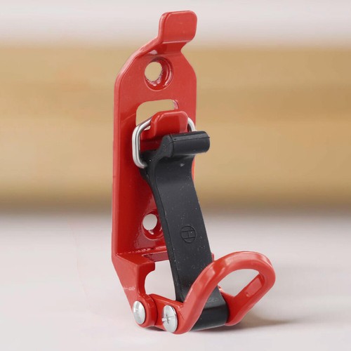 4 Pcs Shovel Mount Multipurpose Metal Rubber Clamps for Roof Rack (Red ...