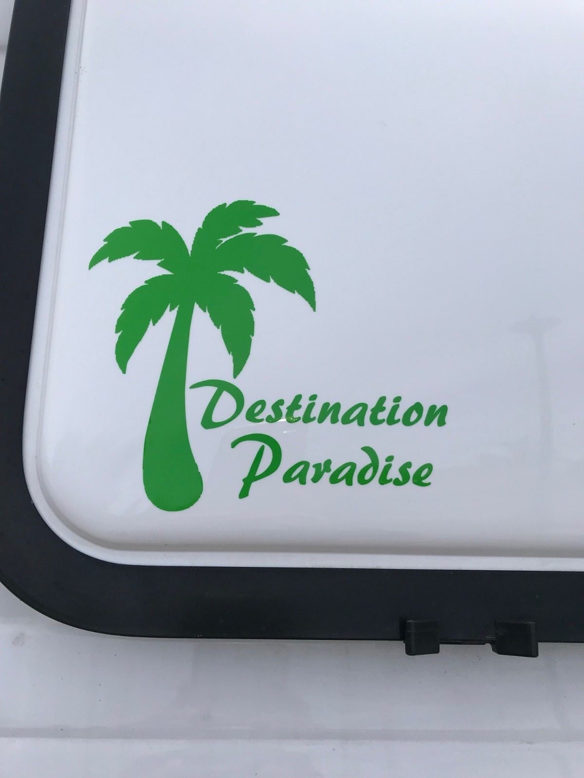 Destination Paradise Caravan Motorhome Decal Sticker | eBay