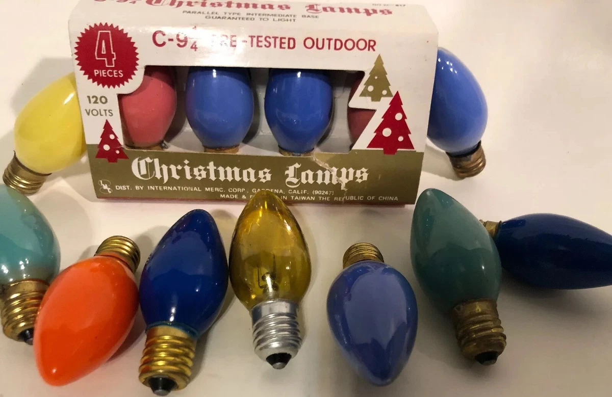 Vintage Christmas Light Bulbs