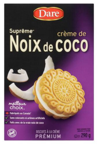Dare Ultimate Peanut-Free Cookies Coconut Creme 290g | eBay