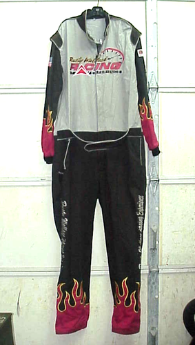 Driven Race Gear Adult 4XL Black/Red/Gray Racing Suit Rusty Wallace ...