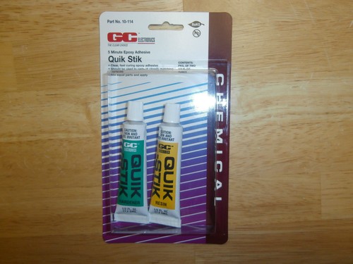 GC 10-114 Quik Stik 5 Minute 2 Part Epoxy Glue Adhesive,NIP | eBay