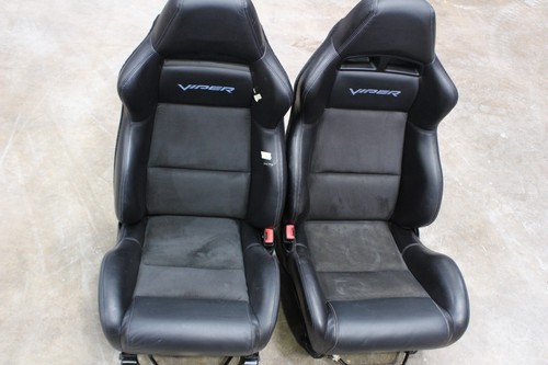 08 09 10 DODGE VIPER SEAT SET BLUE STITCHING #MIB | eBay