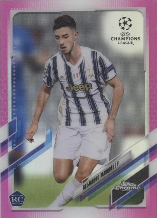 2020-21 Topps Chrome Uefa Champions League - Alejandro Marques #83 Pink ...