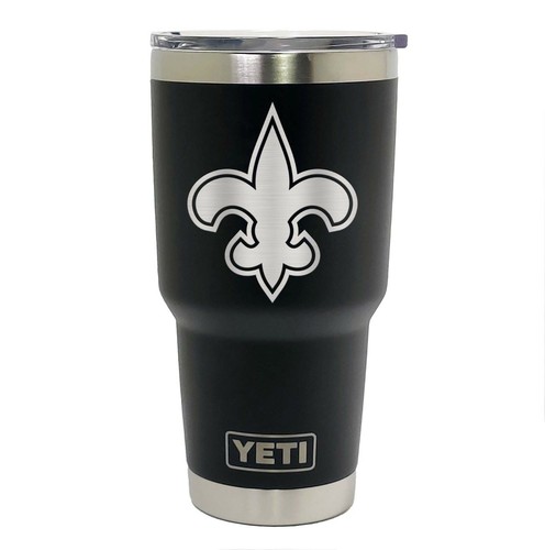 NEW ORLEANS SAINTS YETI Laser Engraved Tumblers, Can Colsters and Chug ...