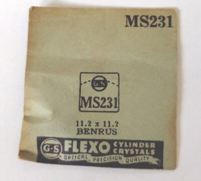 G-S Flexo Watch Crystal MS 231 Benrus 11.2 x 11.2 | eBay