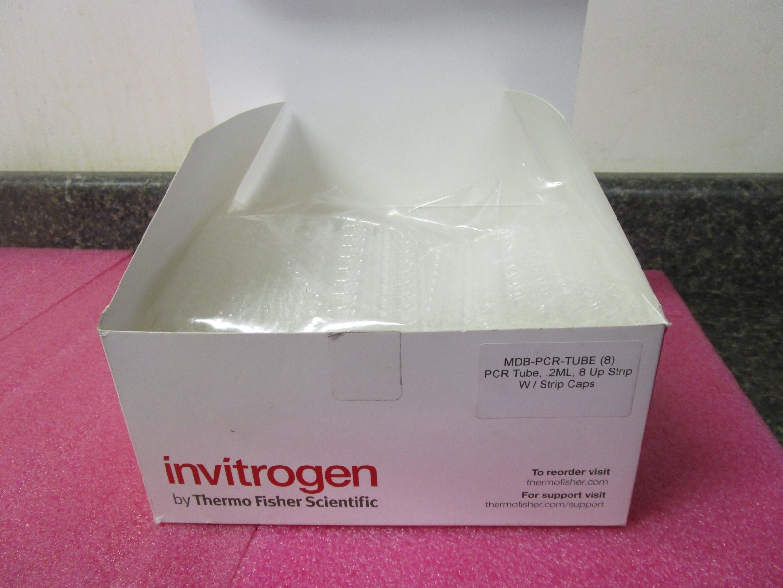 Qty (375) Thermo Fisher Scientific Invitrogen PCR Tubes RNase-Free .2mL ...