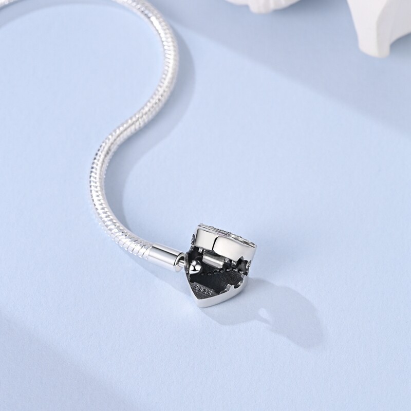 MULA 925 Sterling Silver CZ Forever Love Clasp Snake Bracelet For Women ...